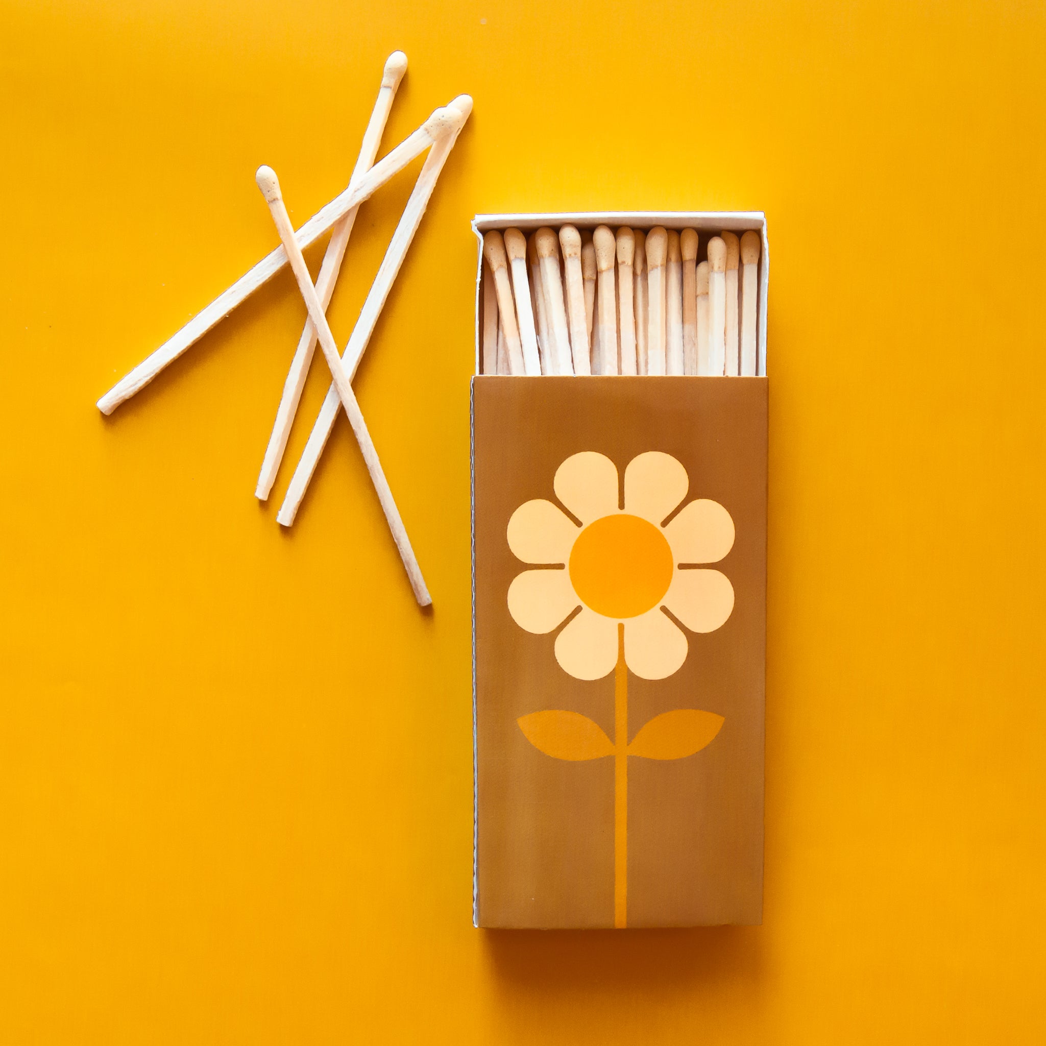 Match Box | Ochre Flower – Sunshine Studios